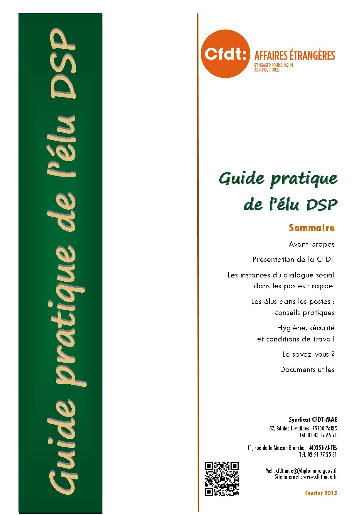 Guide pratique de l'élu DSP - CFDT