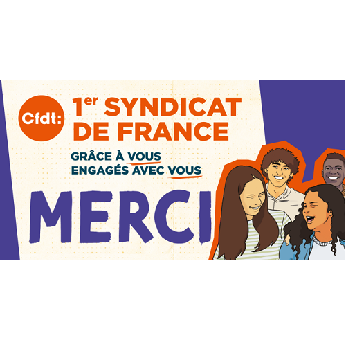 La CFDT toujours premier syndicat de France ! - CFDT